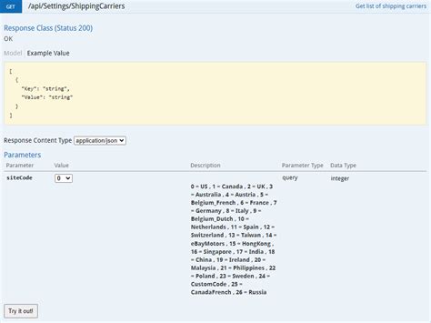 Get Shipping Carriers Sellercloud API Docs