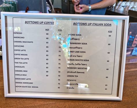 ร้าน Bottoms Up Coffee รีวิวร้านอาหาร Wongnai