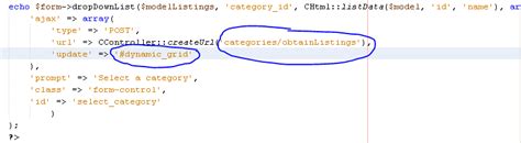 Duda Con Ajax Y Cgridview De Yii Framework Solvetic