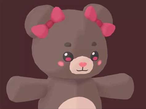 Teddy The Bear Vrc Asset Follower Plushie Payhip