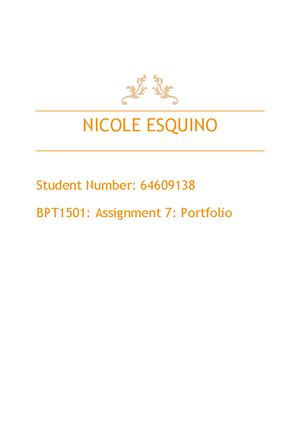BPT1501 Assignment 4 MEMO 2025 BPT Assessment 4 Multiple Teaching