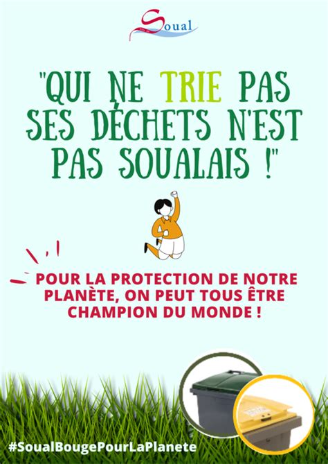 Campagne de sensibilisation au tri sélectif Mairie de Soual
