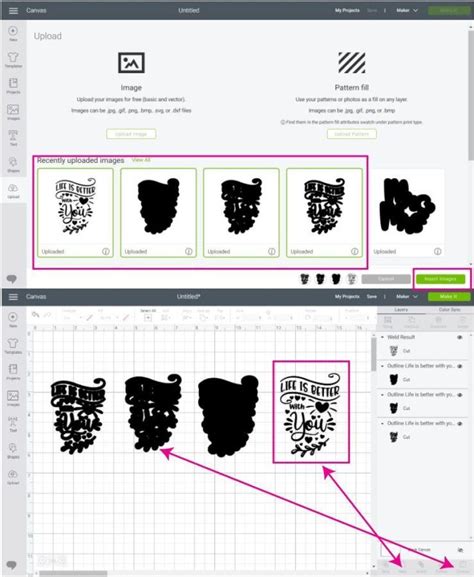 How To Make Outlines Shadows To Use In Cricut Design Space Artofit