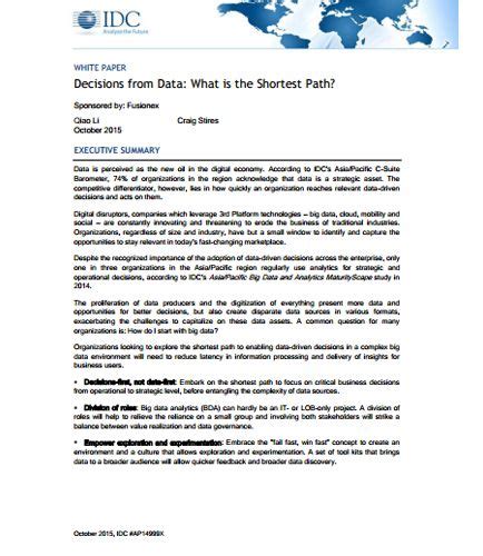 The Rise Of Data Driven Decision Management Is Real Data Big Data