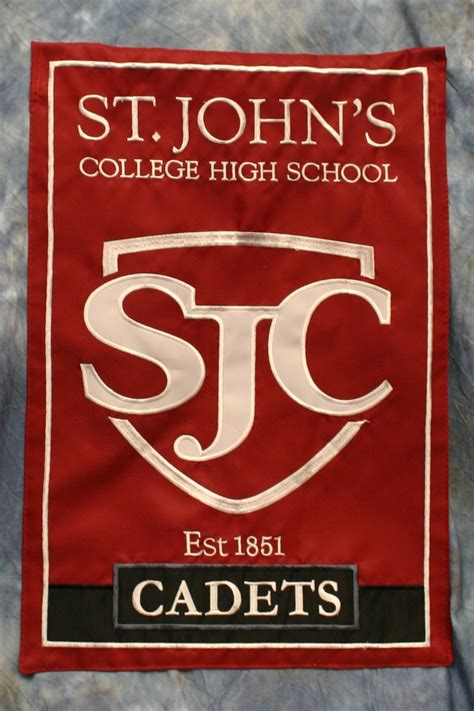 Spirit Item Sjc Garden Flag St Johns College High School