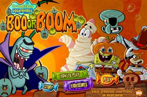 Spongebob Boo Or Boom Stash Games Tracker