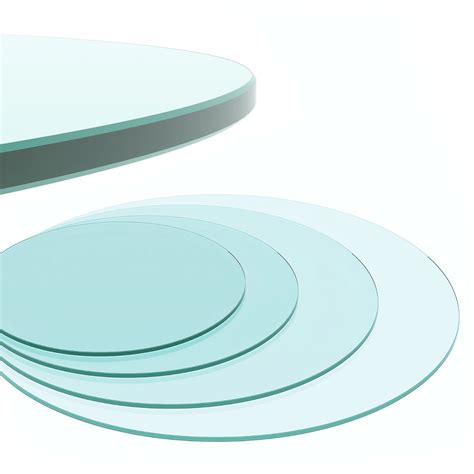 Round Glass Table Tops In Various Sizes Tempered Glass Flatround