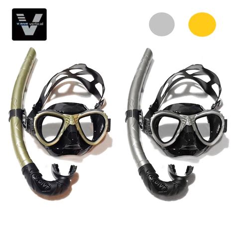 【楽天市場】【在庫限りセール】v Dive（ヴィーダイブ）f01 ダイビングマスク 2点セットマスクandスノーケル フリーダイビング ダイビング