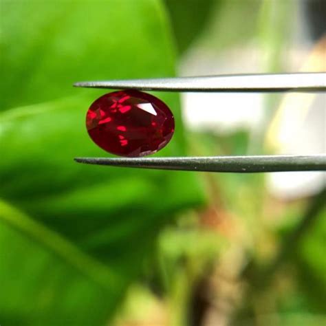 Imperial Blue Sapphire Gem Crystal Artificial Hardness 90 Ruby Crystal