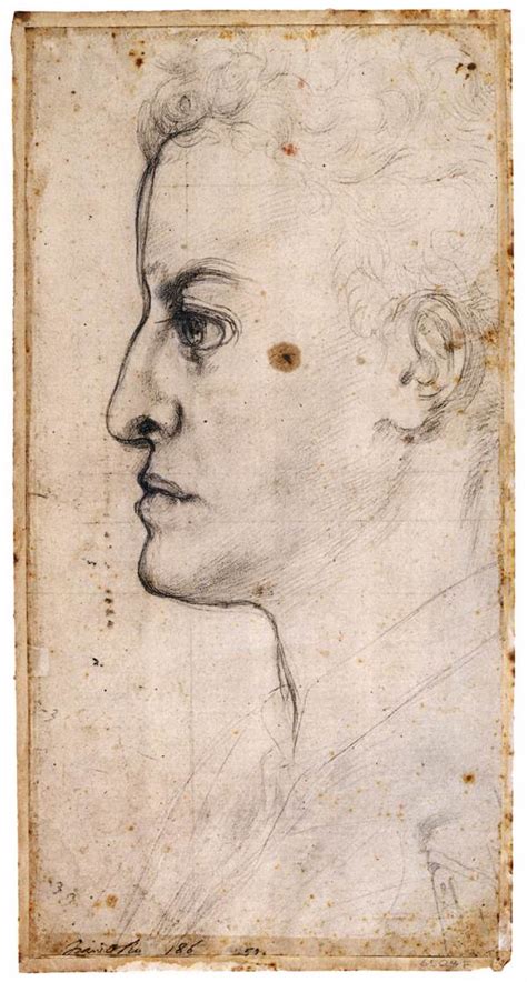 Cosimo I De Medici In Profile By Pontormo Jacopo
