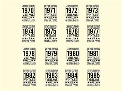 Vintage Limited Edition T Shirt Design Bundle 11752072 Vector Art At