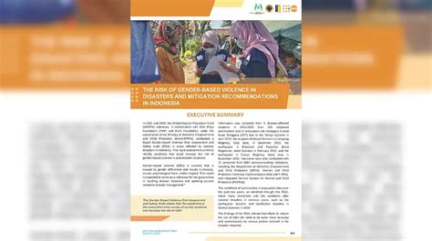Unfpa Indonesia Bnpb Technical Guideline No 9 2023 On The Sex Age And Disability
