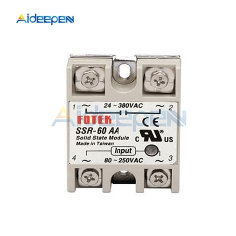 Solid State Relay SSR 10AA SSR 60AA SSR 75AA SSR 100AA Relay Solid Sta ...