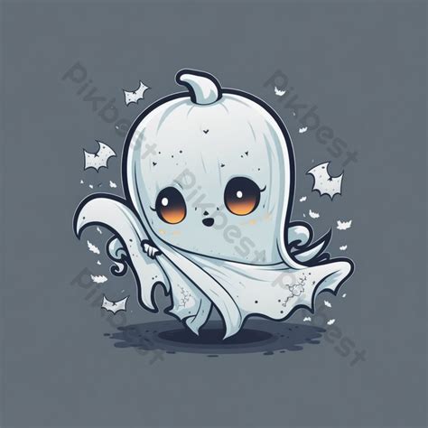 Cute Chibi Ghost Vector Illustration Png Images Psd Free Download