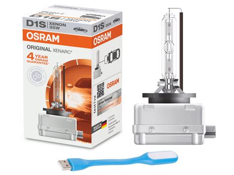Osram D1S 4300K Żarnik Xenon Original + lampka USB 66140 za 219,99 zł z ...