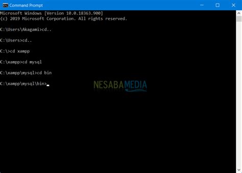 Panduan Cara Membuat Database Di CMD Windows Pemula