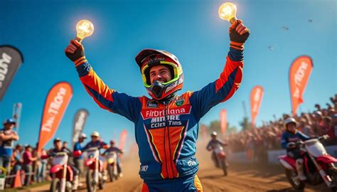 Victoire éclatante Pour Rémy Mordret Malgré Les Ampoules Au Championnat De Motocross Dedern