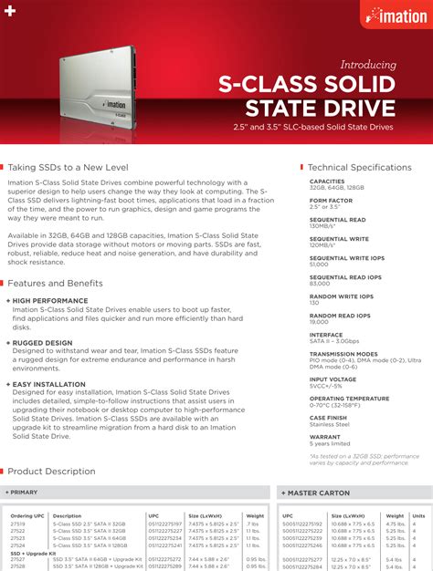 Imation S Class Users Manual