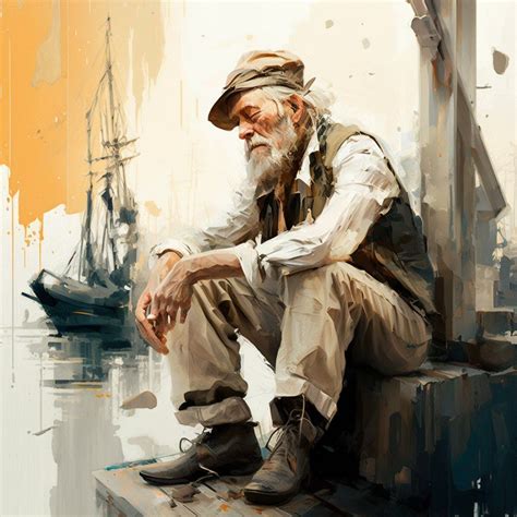 Старик и море Kunst Kunst Ideen