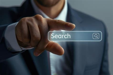 Premium Photo Search Bar Online Navigation Efficiently Search And