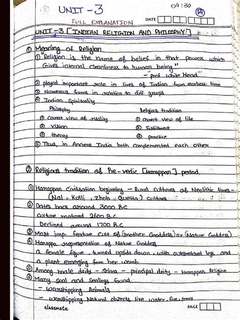 Itcs Unit 3 Notes Pdf Sanskrit Religious Belief And Doctrine
