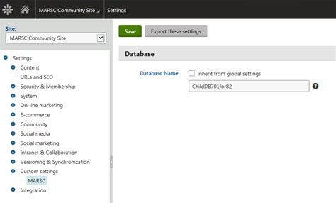 Site Settings In Kentico 9 QuenchTec Support