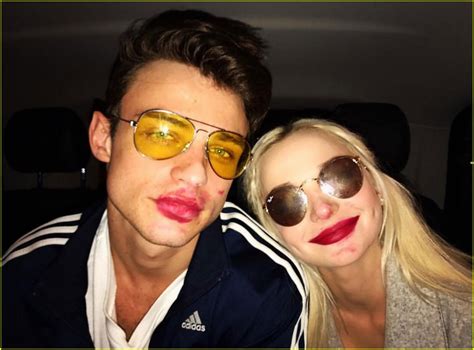 Full Sized Photo Of Dove Cameron Thomas Doherty Celebrate One Year