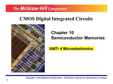 Microelectronics U4 Pptx Ppt