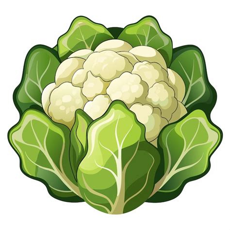 Cauliflower Vector Design Premium Ai Generated Vector