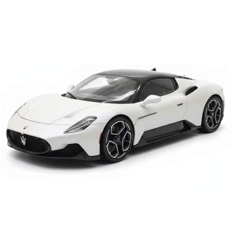 Bbr 118 Maserati 2022 Mc20 En Zamac Blanc Avec Ouverture Complète De