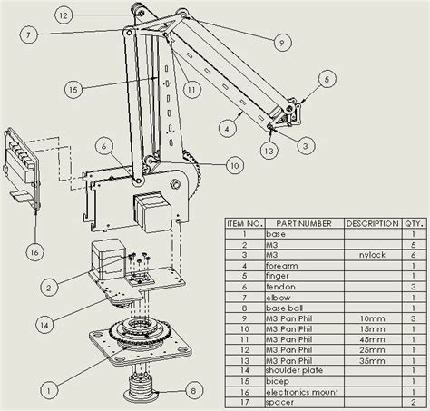 Assembling The Arm3 Palletizing Robot Marginally Clever Robots