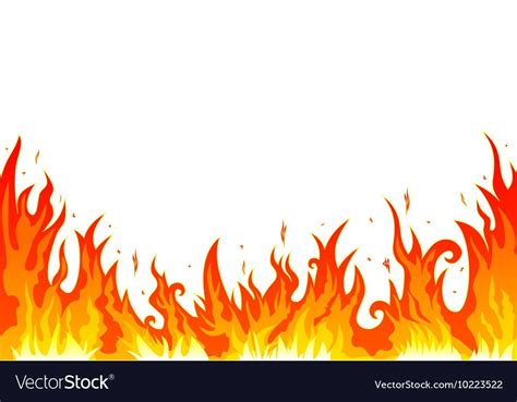Burning Flame Of Fire Vector Silhouette Vector Illustration Artofit