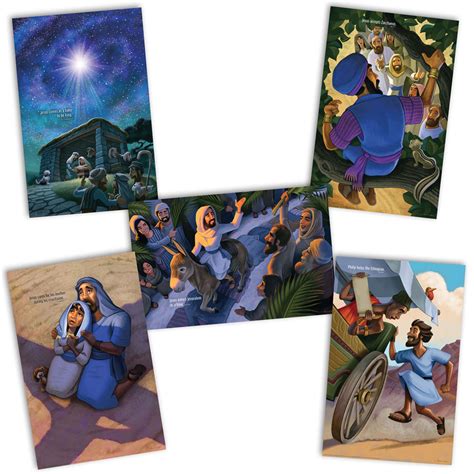 Bible Story Posters Set Of 5 34 X 22 Stellar Vbs 2023 By Group