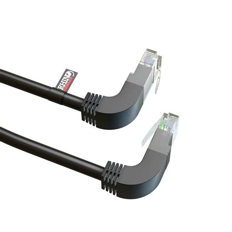 Rhinocables Rj45 Network Cable Right Angle To Right Angle 90