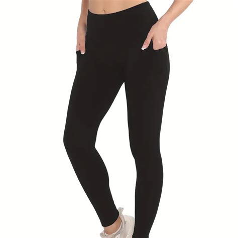 High Waist Yoga Leggings Women Stretchy Temu