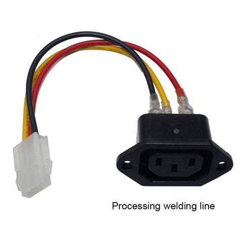 Iec C13 Female Kettle Power Chassis Socket Connect Vicedeal