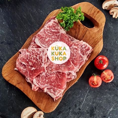 Jual Daging Sapi Beef Slice Wagyu Chuck Crest Shopee Indonesia