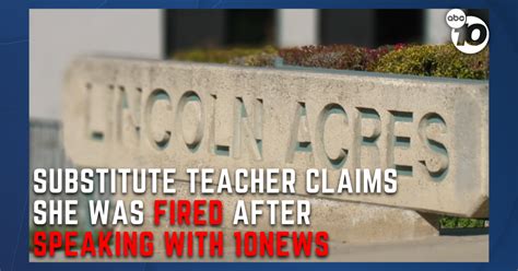 Substitute Teacher Fired After Speaking With 10news