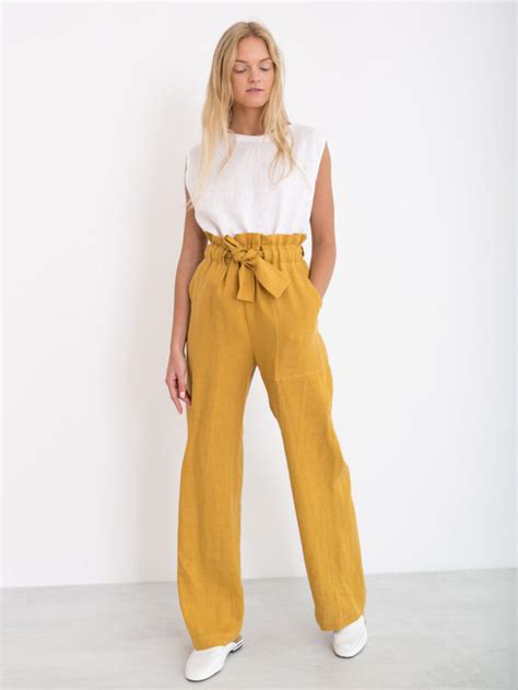 Riley Wide Leg Linen Pants Love And Confuse