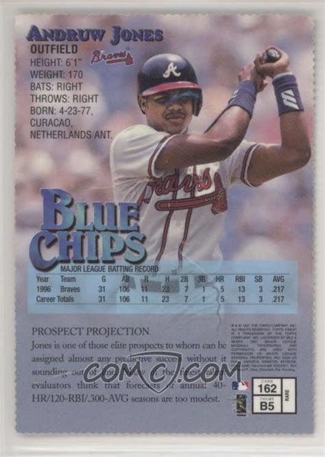 1997 Topps Finest Base Embossed 162 Andruw Jones
