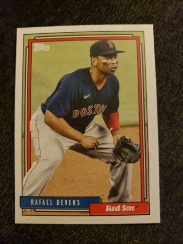 2021 Topps Update 1992 Redux T92 11 Rafael Devers Boston Red Sox Ebay