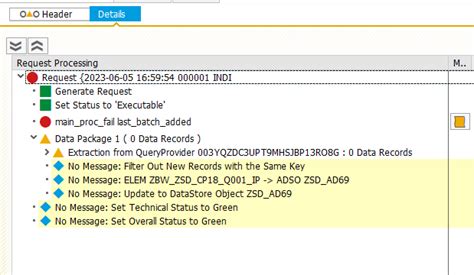 Solved Not Able To Delete Yellow Dtp Request In Adso Sap Community