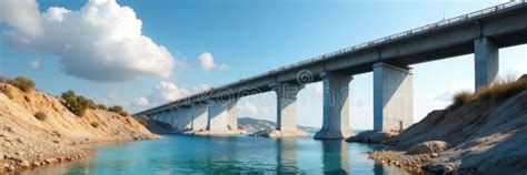 Massive Concrete Supports New Bridge Taking Shape Casting