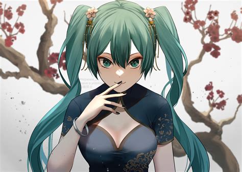 Hatsune Miku Vocaloid Drawn By Miyanami 3 Danbooru