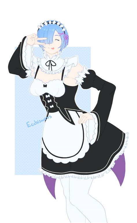 Rem By Ecchisaurus On Deviantart