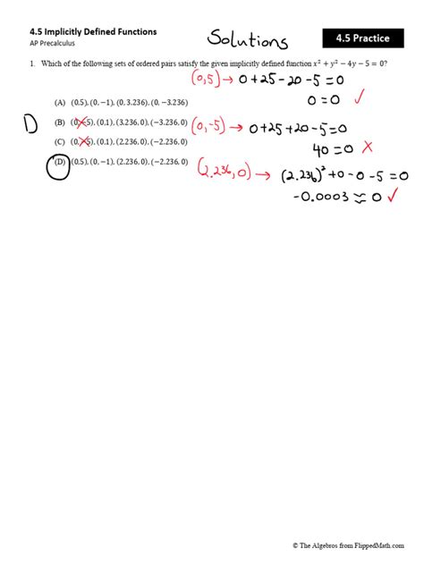 Appc45solutions Pdf Function Mathematics Equations