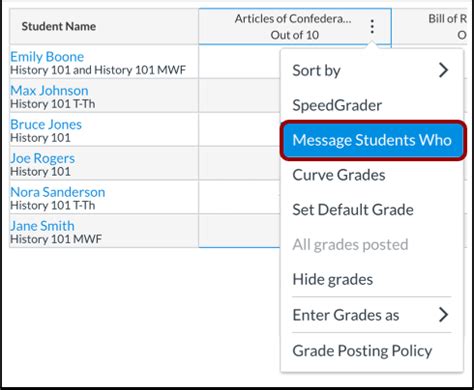 Grading Large Enrollment Courses In Canvas University Center For Teaching And Learning