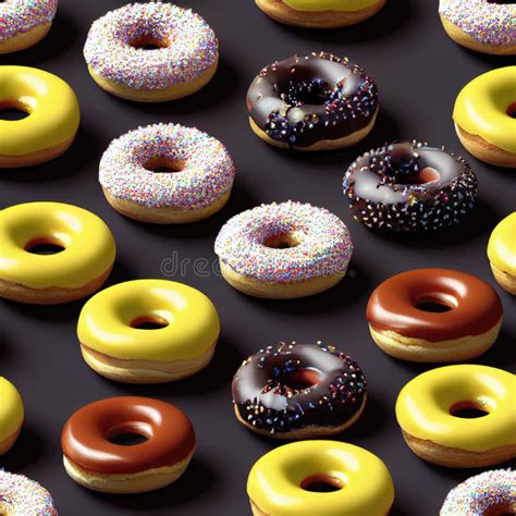 Delicious Donut Patterns For Your Next Project Stock Illustration