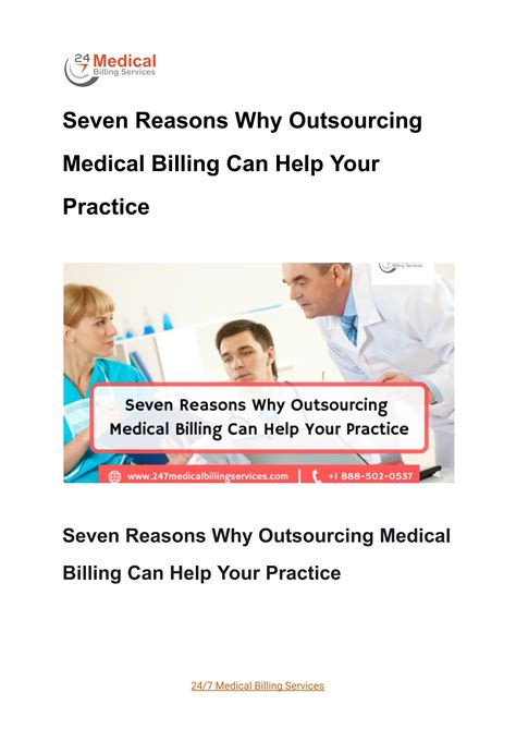 Seven Reasons Why Outsourcing Medical Billing Can Help Your Practice By