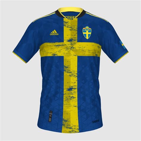 Sweden Euro2024 Home Kit Concept Fifa Kit Creator Showcase